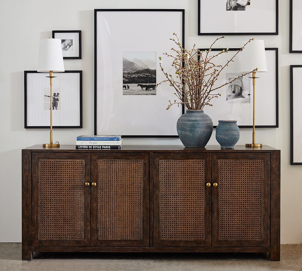 Augusta Cane Buffet (72") | Pottery Barn