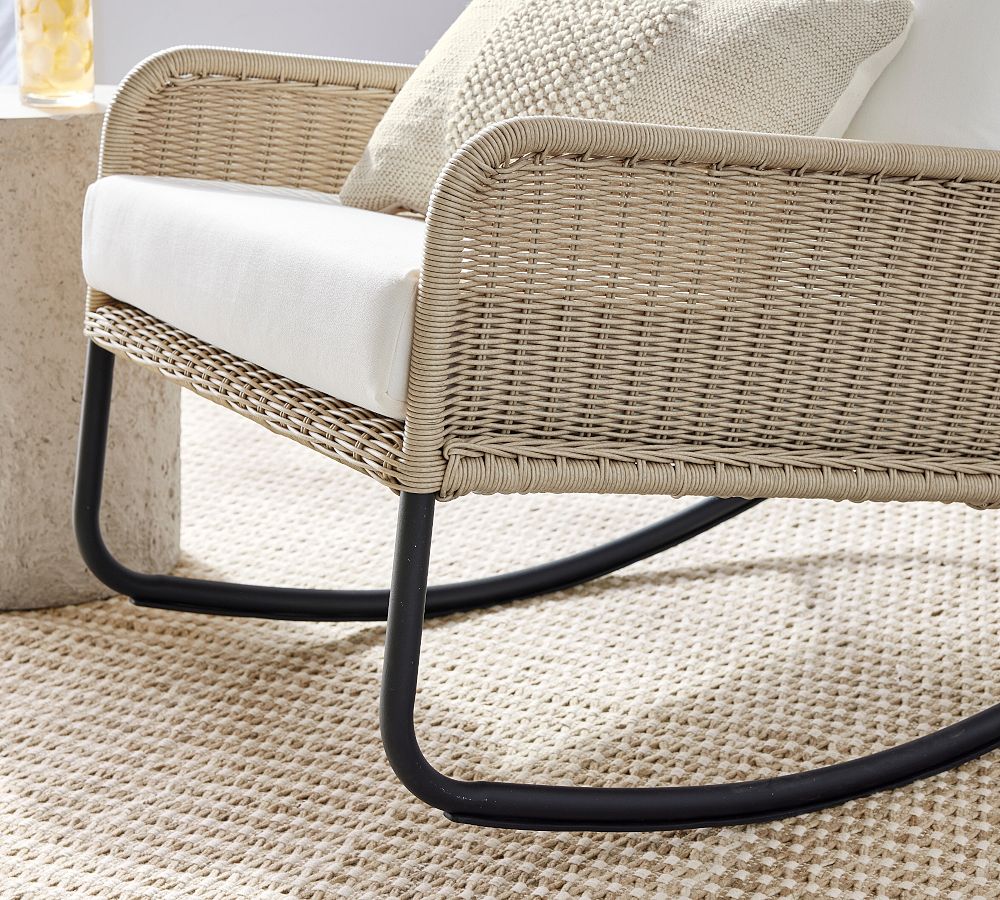 Tulum Outdoor Rocking Chair | Pottery Barn