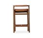 Axel Leather Stool | Pottery Barn