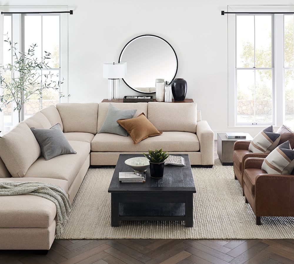 Benchwright Rectangular Grand Coffee Table | Pottery Barn