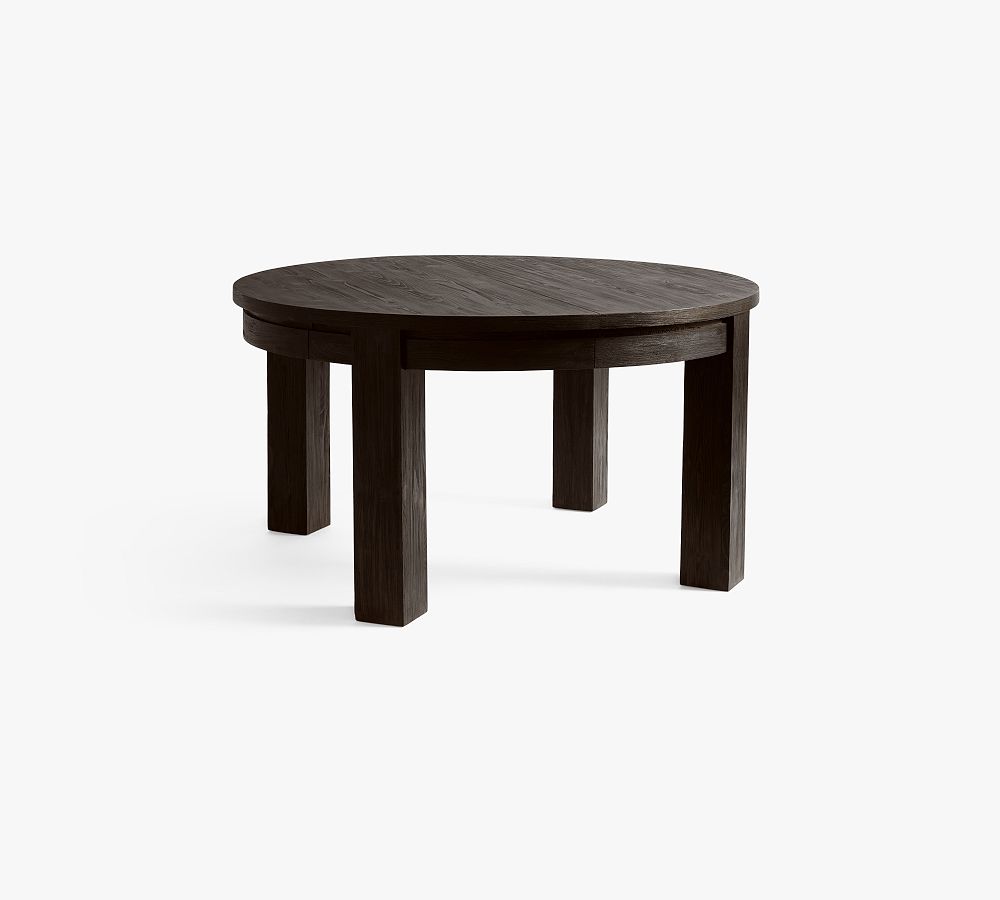 Folsom Round Storage Extending Dining Table | Pottery Barn