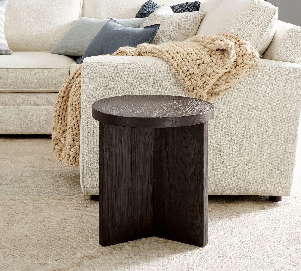 Folsom Round End Table | Pottery Barn