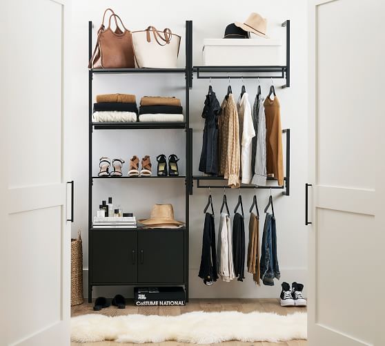 Shelf With Closet Rail