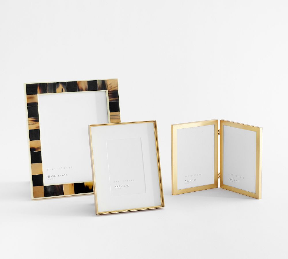 Horn and Brass Assorted Frames | Pottery Barn