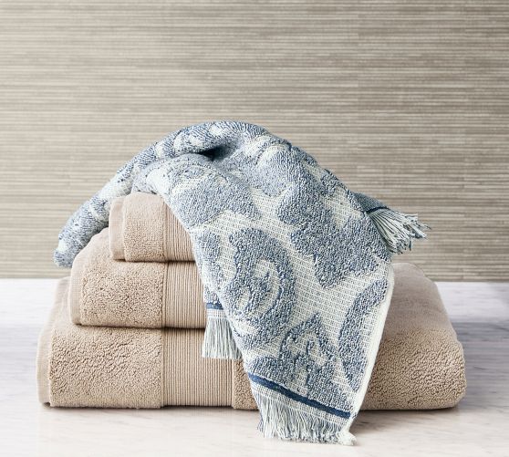 Delphine Sculpted Towel | Pottery Barn