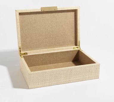 Raffia Jewelry Box | Pottery Barn