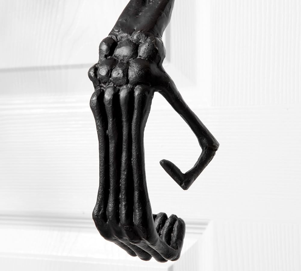 Skeleton Hand Wreath Holder | Pottery Barn