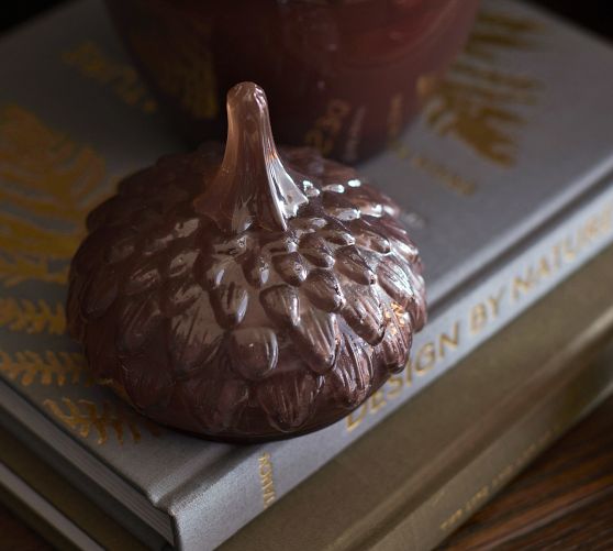 Handcrafted Acorn Candlepots | Pottery Barn