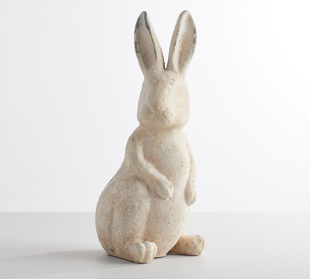 Handcrafted Terracotta Bunny Sculptures | Pottery Barn