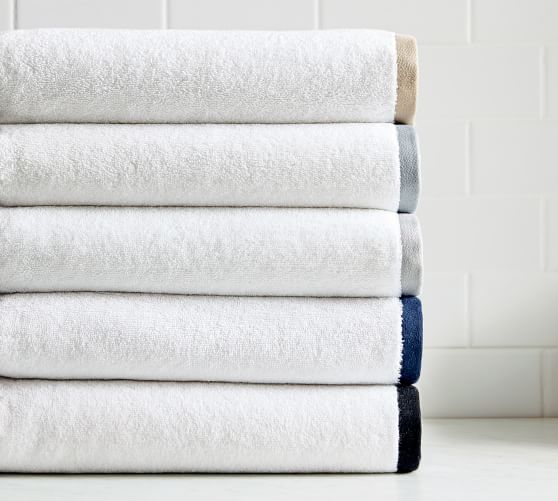 Border Edge Towel | Pottery Barn