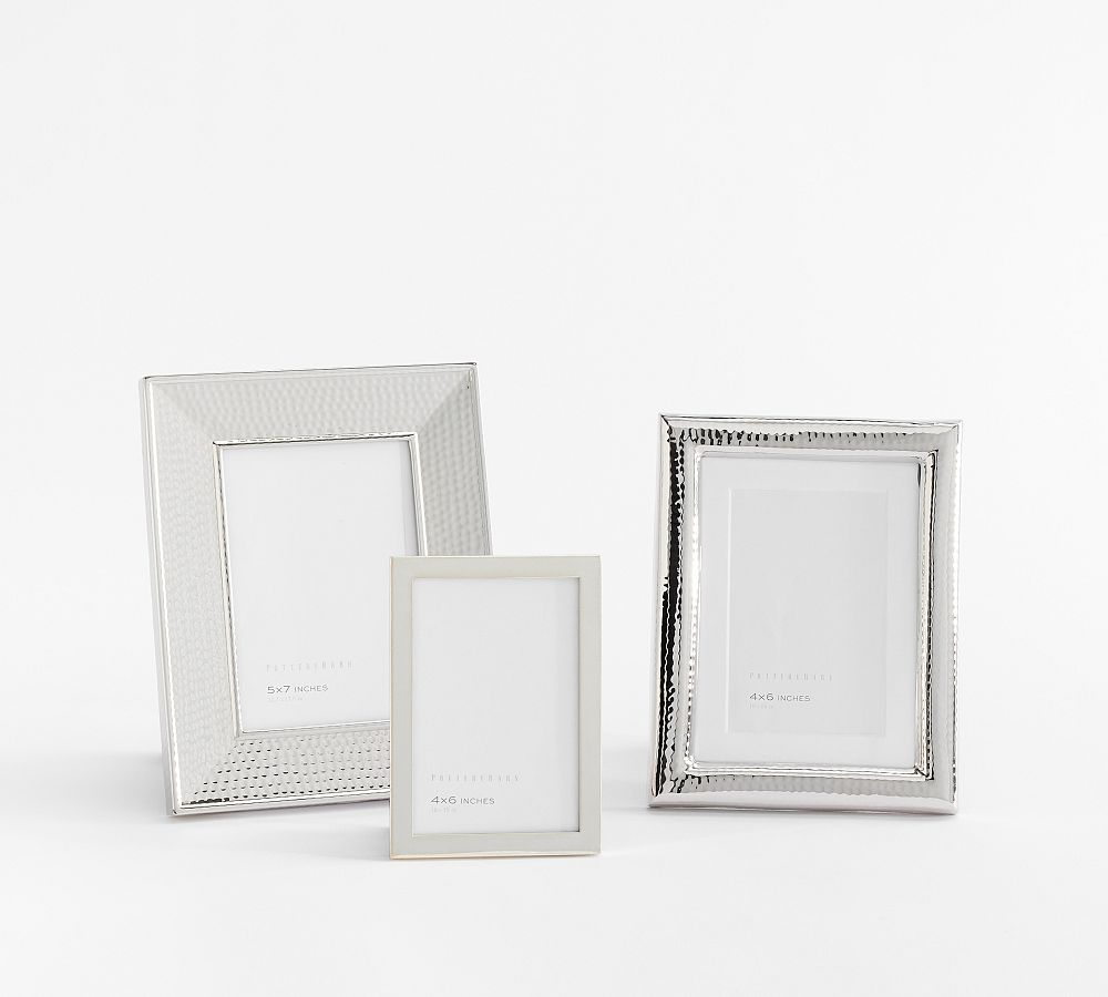 Silver Hammered Assorted Frames | Pottery Barn