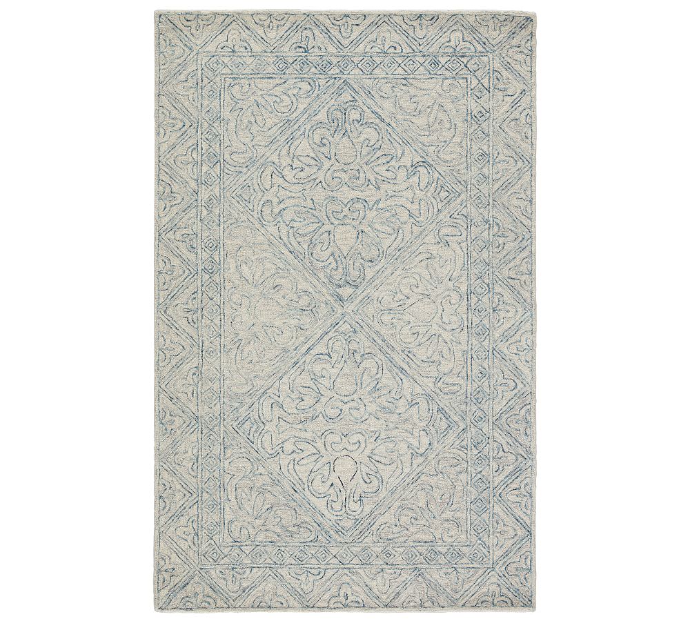 Reyes Hand-Tufted Wool Rug | Pottery Barn