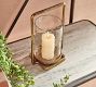 Flynn Metal Hurricane Candleholder | Pottery Barn