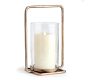 Flynn Metal Hurricane Candleholder | Pottery Barn