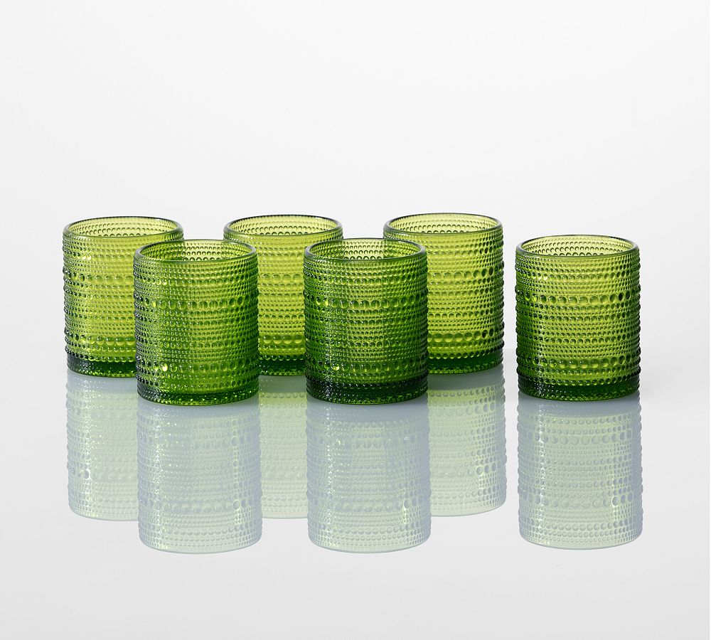Jupiter Beaded Drinking Glasses | Pottery Barn