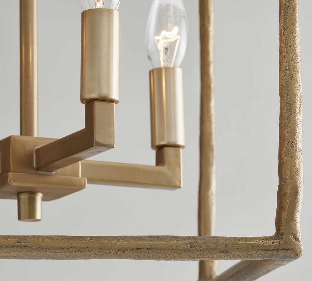 Fallon Forged-Iron Pendant | Pottery Barn