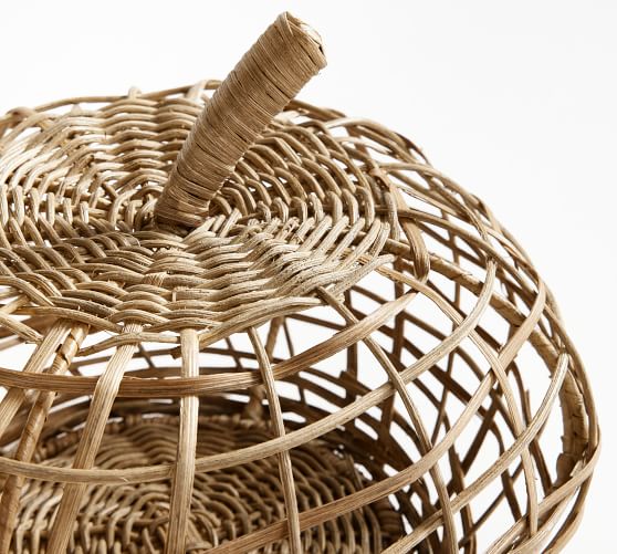 Handwoven Wicker Pumpkins | Pottery Barn