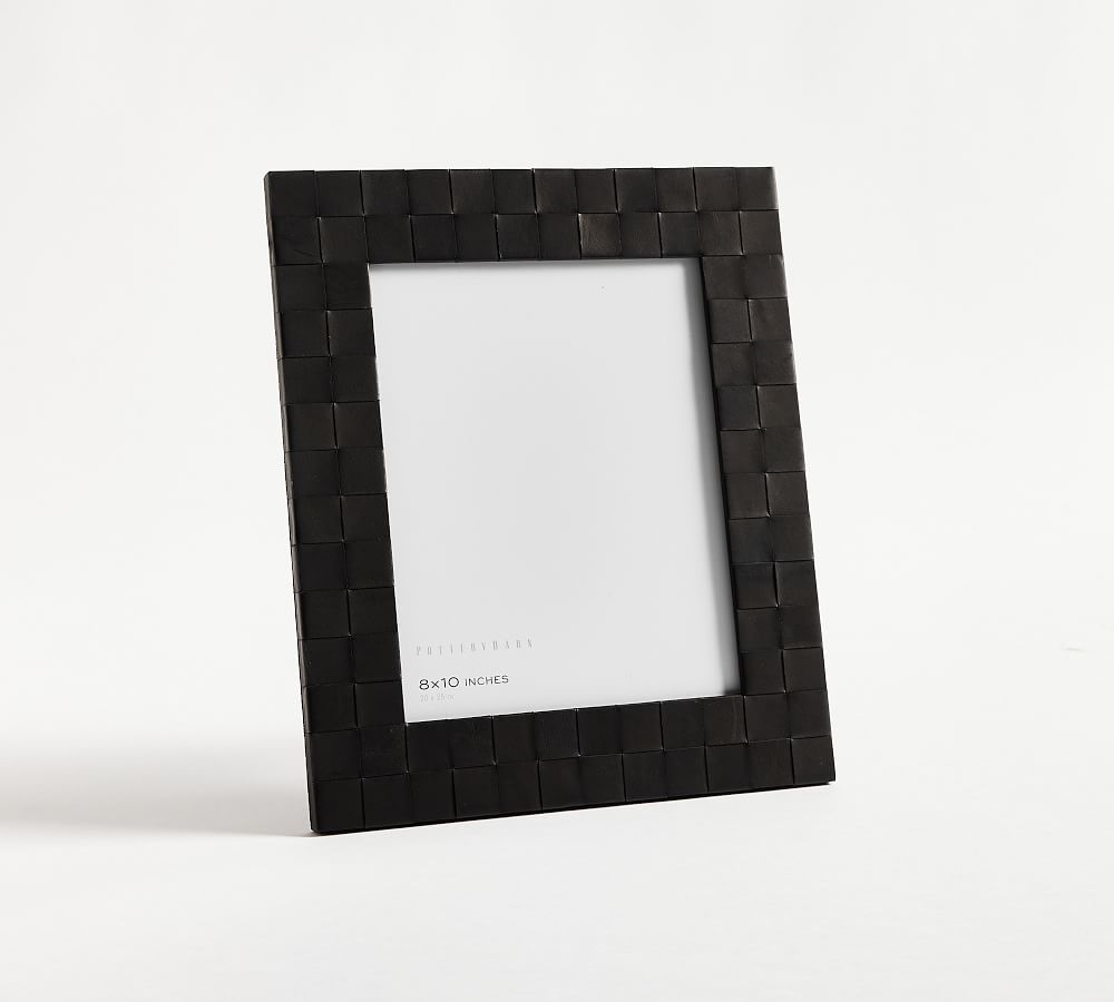 Woven Leather Frames | Pottery Barn