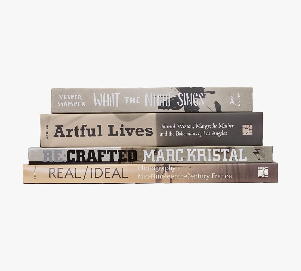 Modern Dust Jacket ColorStak Books - Set of 4 | Pottery Barn