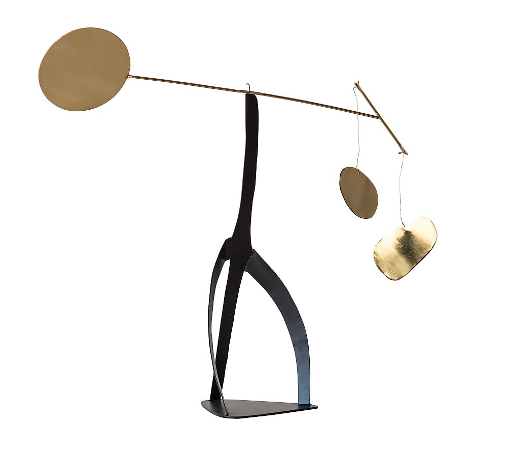 Metal/Gold Abstract Decorative Object | Pottery Barn