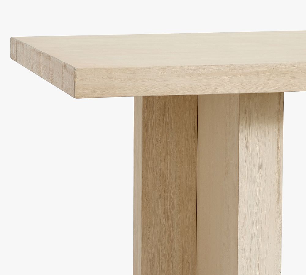 Mirada Slab Outdoor Dining Table | Pottery Barn