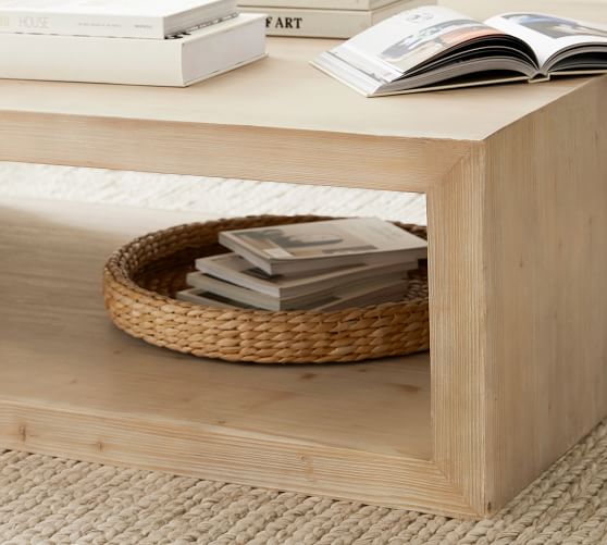 Folsom Rectangular Grand Coffee Table | Pottery Barn
