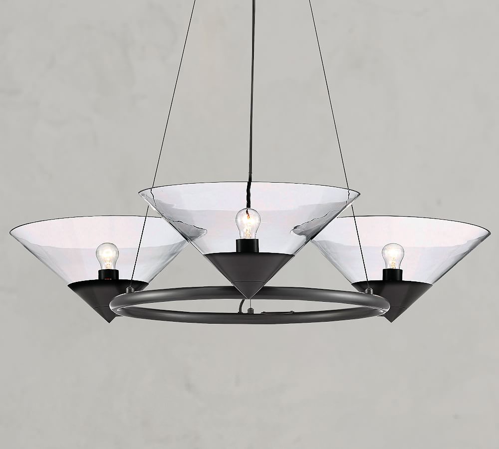 Boyson Metal Chandelier | Pottery Barn