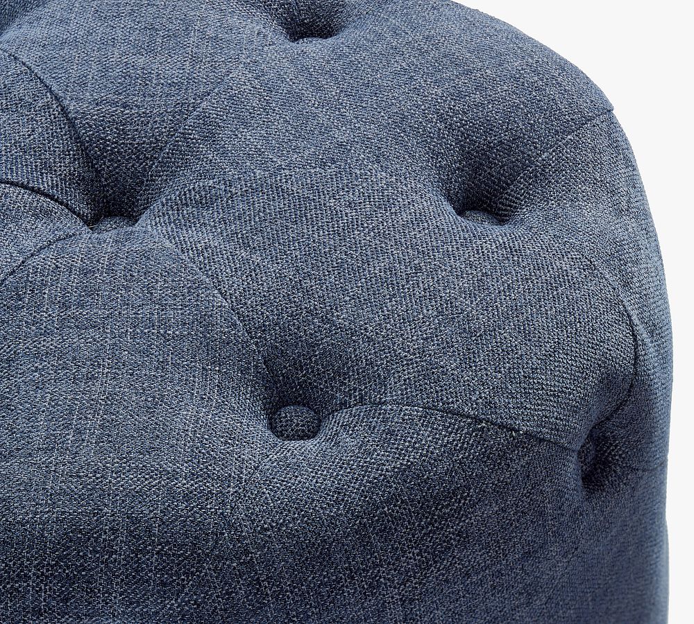 Jake Tufted Swivel Stool | Pottery Barn
