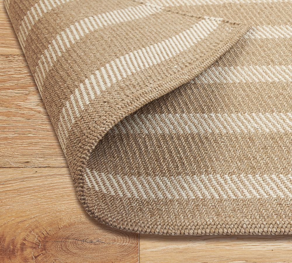 Bennett Stripe Outdoor Rug Swatch - Free Returns Within 30 Days ...