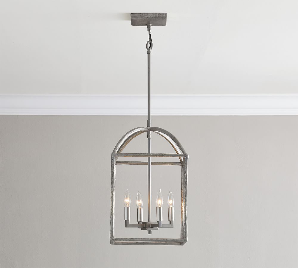 Fallon Forged-Iron Pendant | Pottery Barn