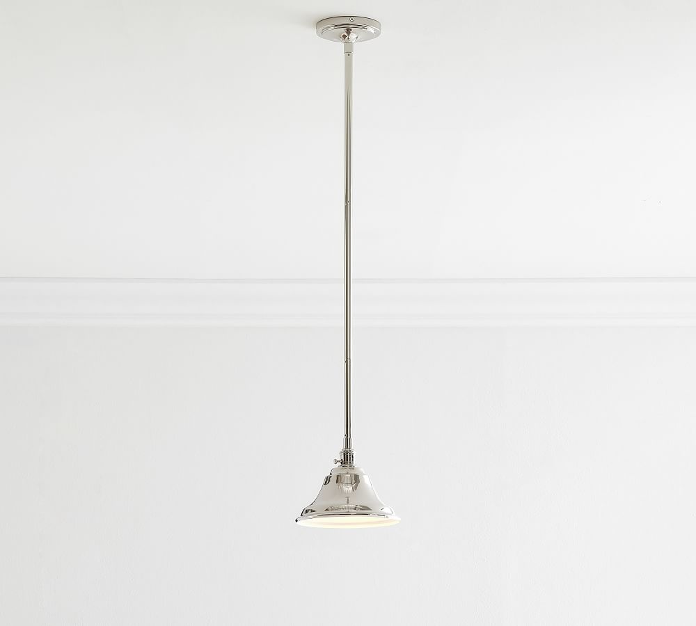 Curved Metal Bell Pole Pendant | Pottery Barn