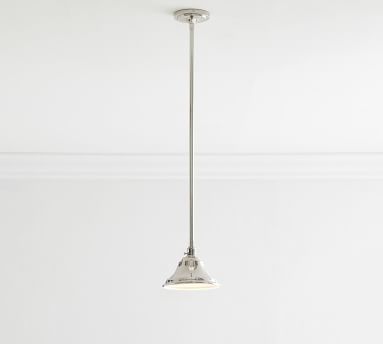 Curved Metal Bell Pole Pendant | Pottery Barn