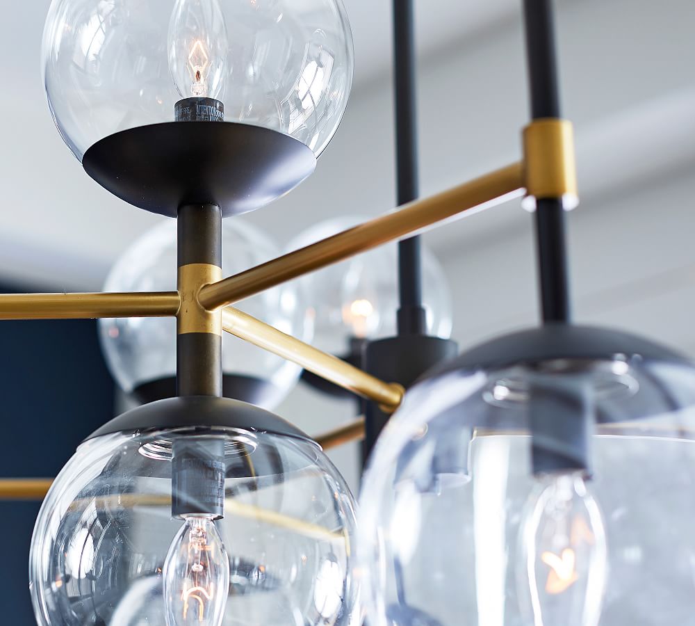 Reese Metal Round Chandelier | Pottery Barn