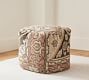 Maza Hand-Knotted Pouf | Pottery Barn