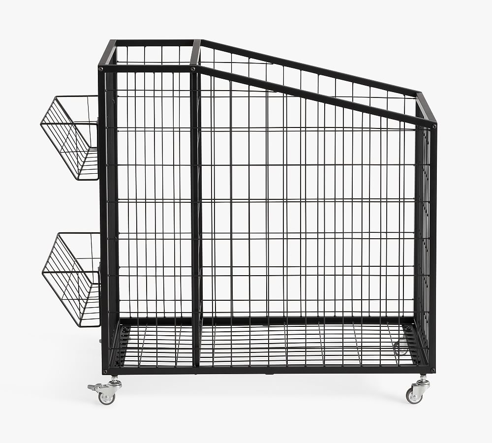Industrial Metal Gear Storage Cart | Pottery Barn