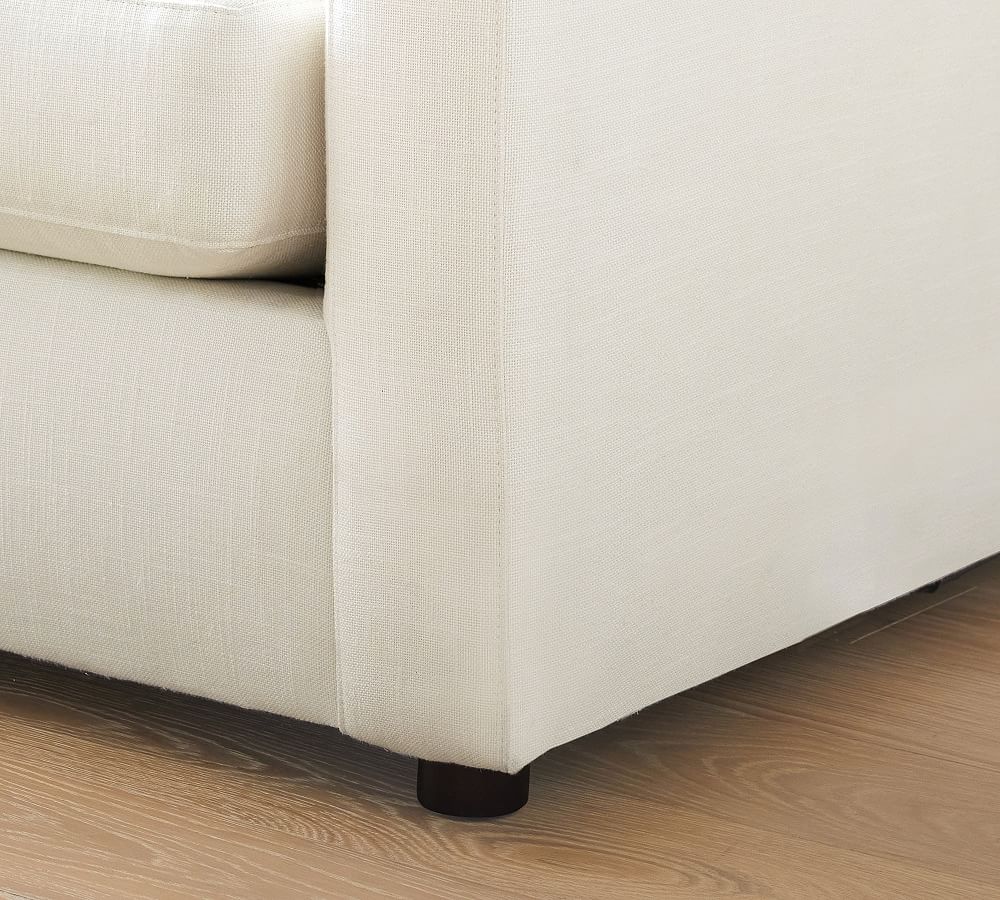 Jake Modular Upholstered Double Wide Sofa Chaise Sectional | Pottery Barn