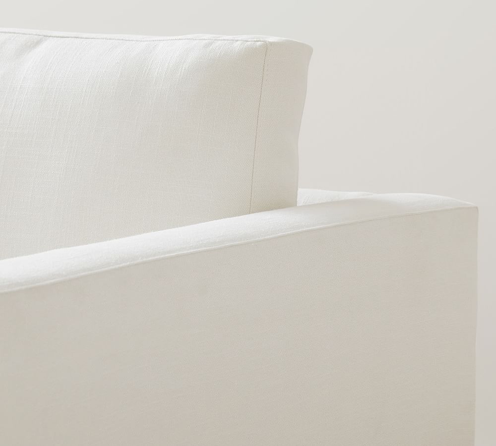 Jake Modular Upholstered Double Wide Sofa Chaise Sectional | Pottery Barn