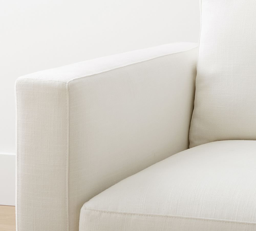 Jake Modular Upholstered Double Wide Sofa Chaise Sectional | Pottery Barn