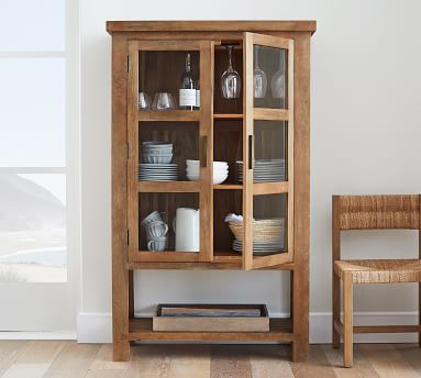 Reed Bar Cabinet | Pottery Barn