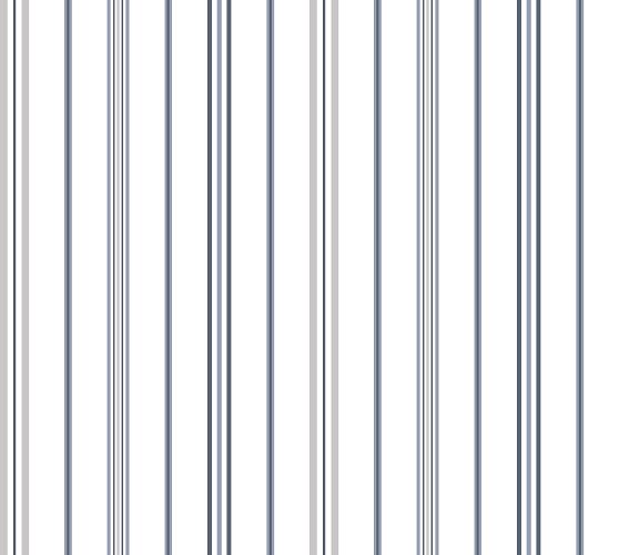 Avery Stripe Wallpaper Sample - 8"W x 12"L | Pottery Barn
