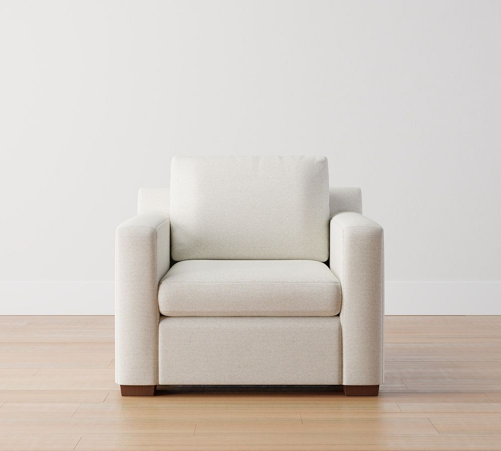 Shasta Square Arm Upholstered Armchair | Pottery Barn