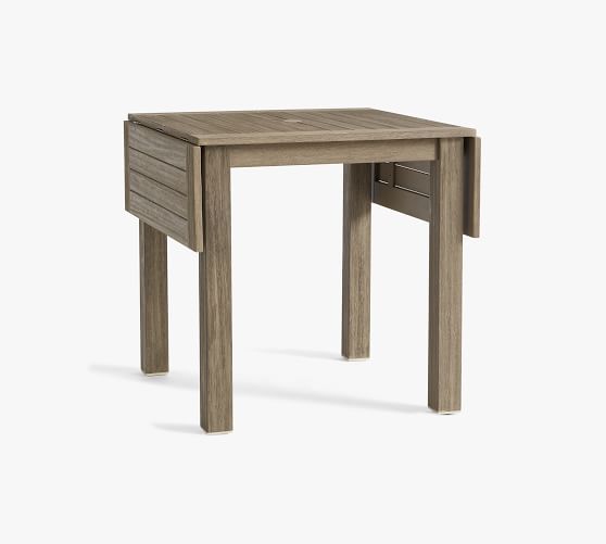 Indio Eucalyptus Drop Leaf Outdoor Dining Table | Pottery Barn