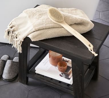 Rustic Reclaimed Wood Stool | Pottery Barn