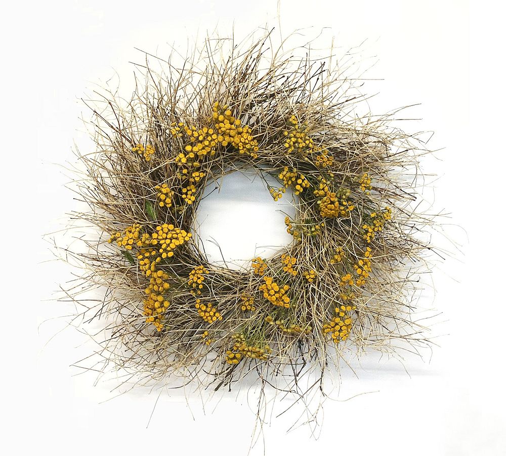Dried Open Prairie Wreath | Pottery Barn