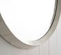 Nadia Bone 30" Round Wall Mirror | Pottery Barn