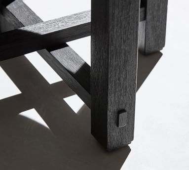 Abbott Outdoor Side Table, Brown | Pottery Barn