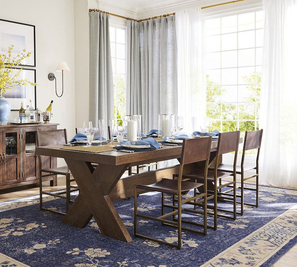 Modern Farmhouse Extending Dining Table | Pottery Barn