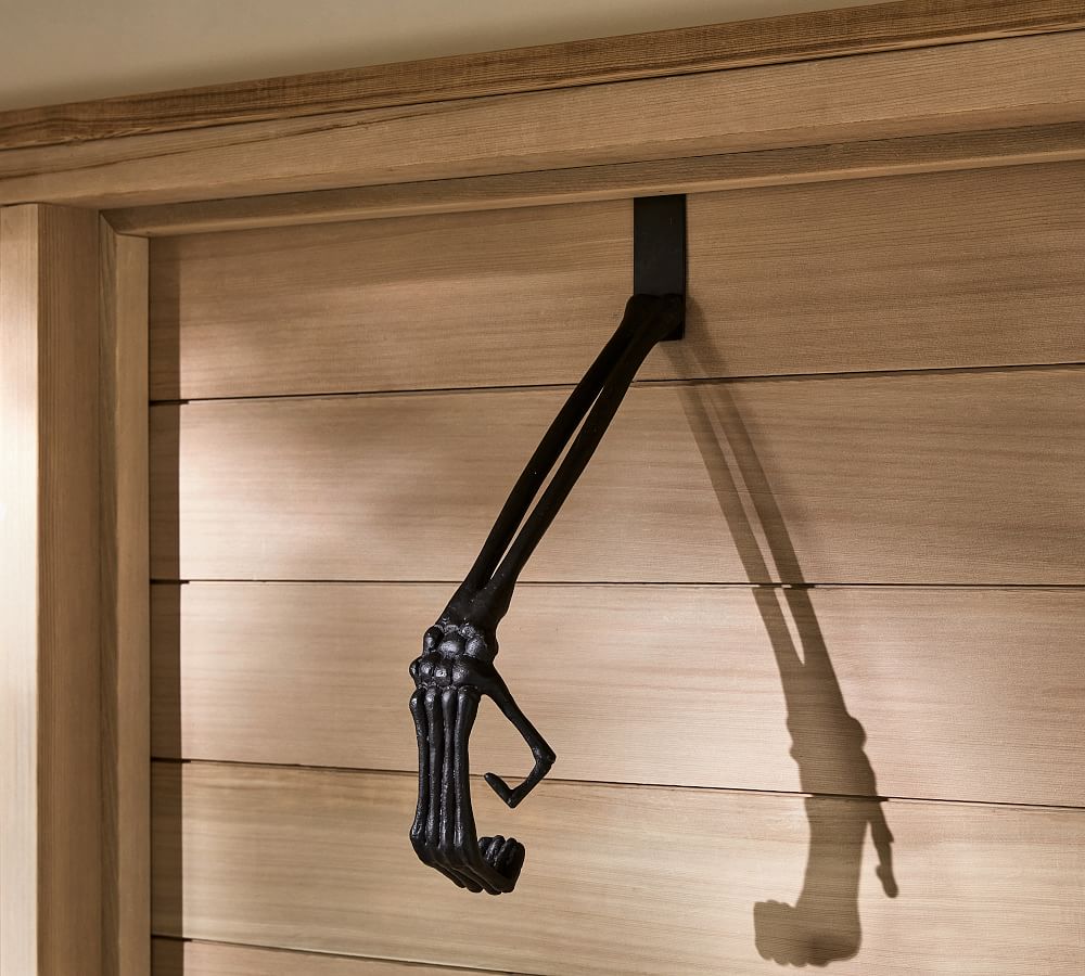 Skeleton Hand Wreath Holder | Pottery Barn