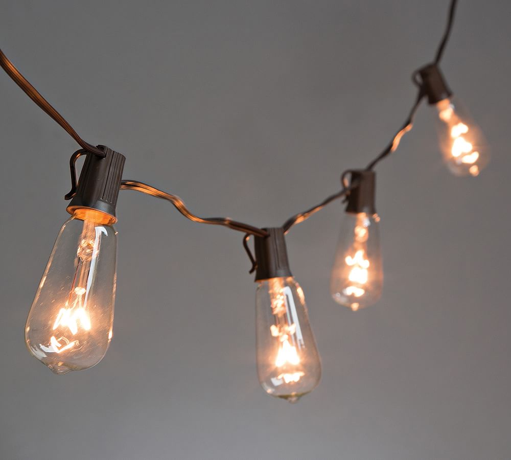 Electric ST38 String Lights, 20 Count - Set of 2 | Pottery Barn