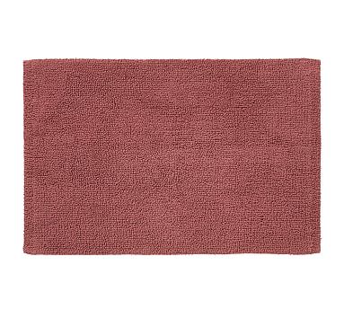 PB Classic Organic Loop Mat - Cassis | Pottery Barn